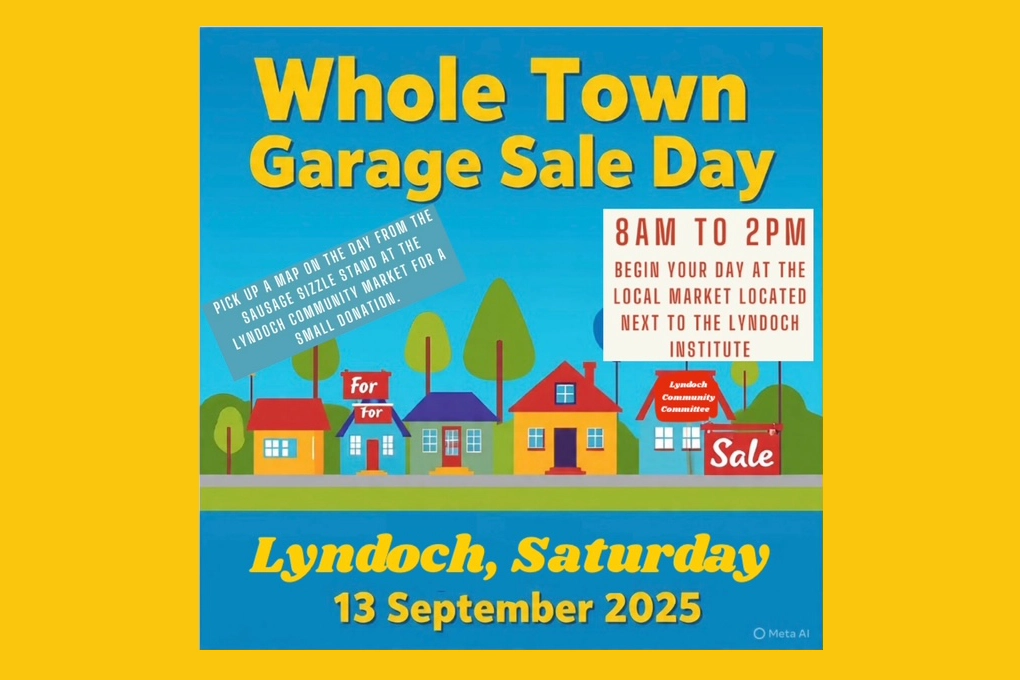 Lyndoch Town Garage Sale - Southern Barossa